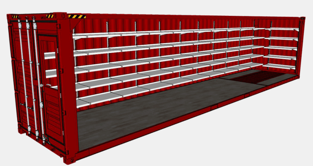 CONTAINER 40' HC RACKING | Tahiti Logisitque & Services